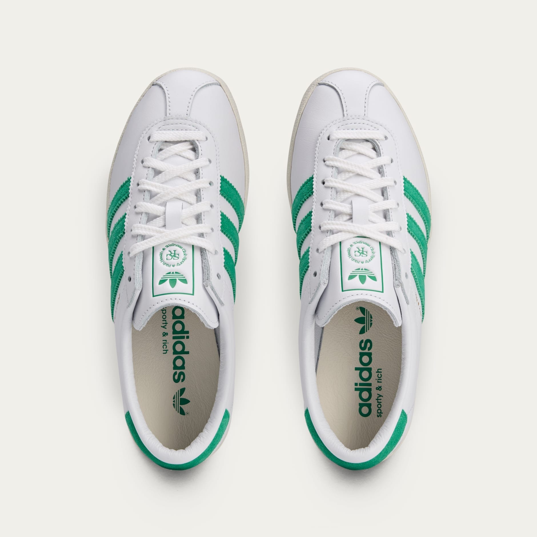Adidas Blanc Sporty & Rich Shoes - Laced Up